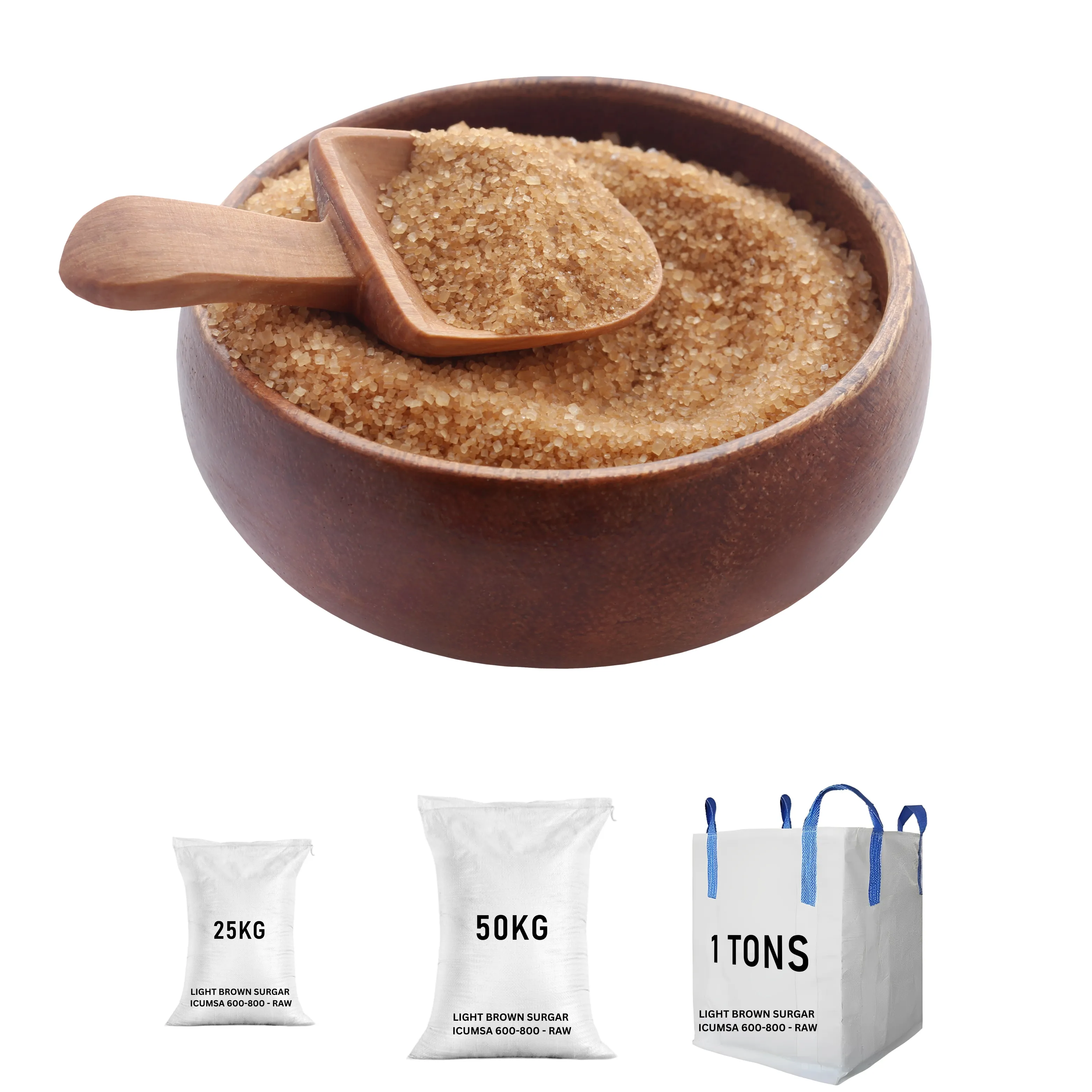 Light Brown Sugar ICUMSA 600–800 – Unrefined Sugar from Brazil | France ...