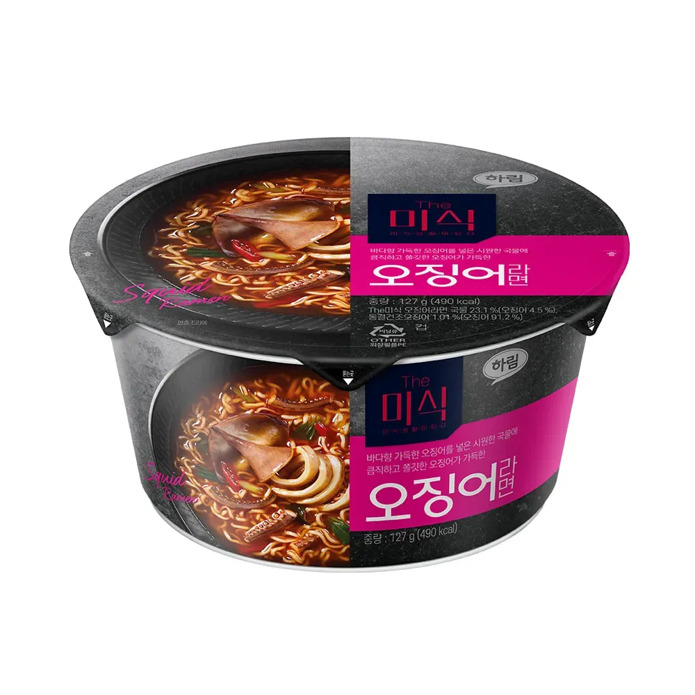 The Misik Squid Ramen Cup (127g) – Korean Spicy Seafood Ramen